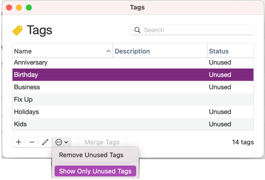 Adding categories or tags