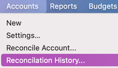 Using Reconciliation History to fix a previous reconciliation