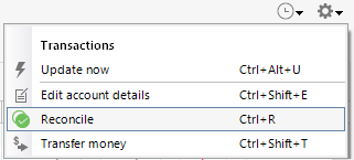 Turning on auto reconcile