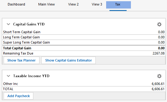 How do I customize a view on the Home tab? (Classic Dashboard)